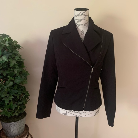 Parallel | Jackets & Coats | Parallel Black Asymmetrical Blazer | Poshmark